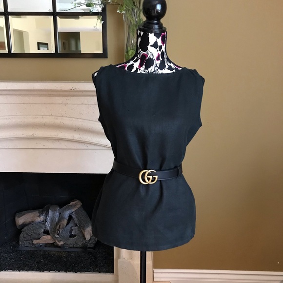 Zoran | Tops | Zoran Linen Bateau Neckline Top | Poshmark